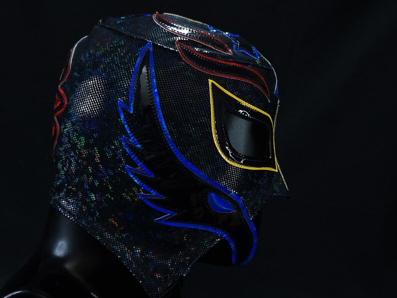 NEON KING Wrestling Mask Luchador Costume Wrestler Lucha Libre - Etsy