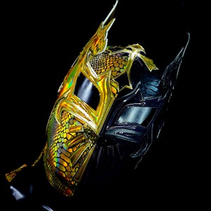 DRAGON MASK Wrestling Mask Luchador Costume Wrestler Lucha Libre ...