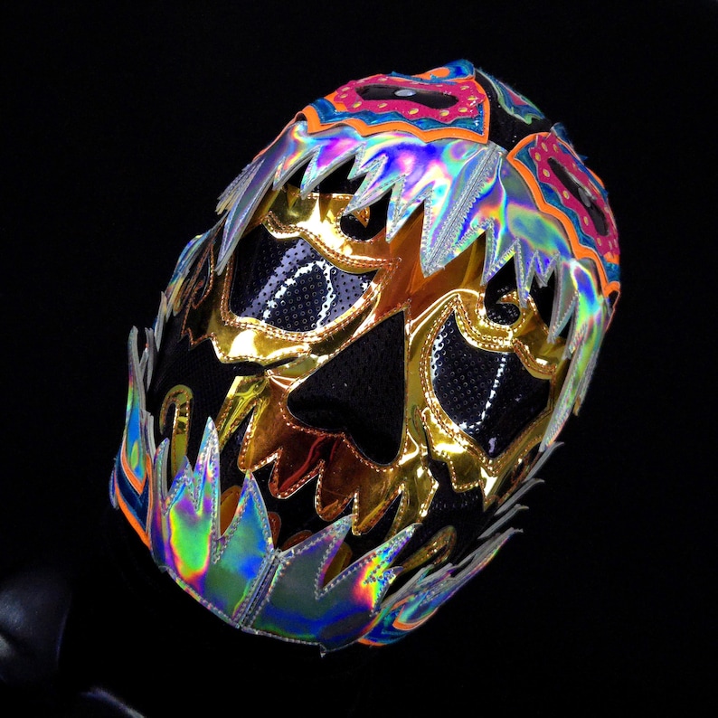 Hand Made SKULL MASK Wrestling Mask Luchador Costume Wrestler Lucha ...