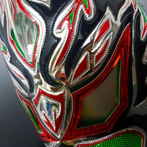 Ultimo Dragon Wrestling Mask Luchador Costume Wrestler Lucha Libre ...