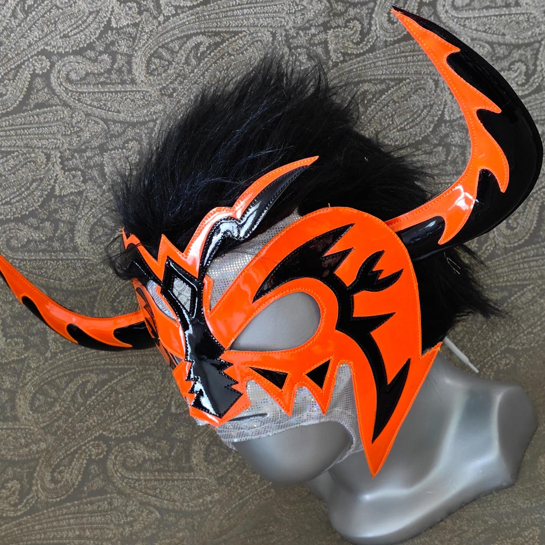 Hand Made Psycho Wrestling Mask Luchador Costume Wrestler Lucha Libre ...