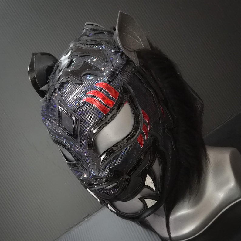 Hand Made Tiger Mask Wrestling Mask Luchador Costume Wrestler Lucha ...
