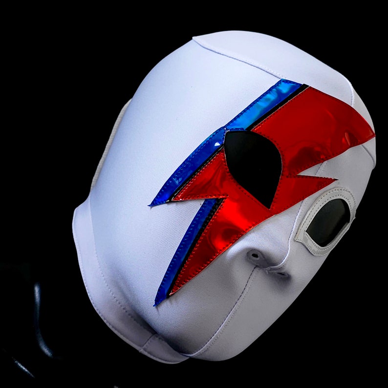 Hand Made BOWIE MASK Wrestling Mask Luchador Costume Wrestler Lucha ...