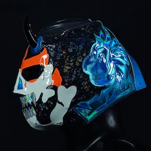 SKULL MASK Wrestling Mask Luchador Costume Wrestler Lucha Libre Mexican ...