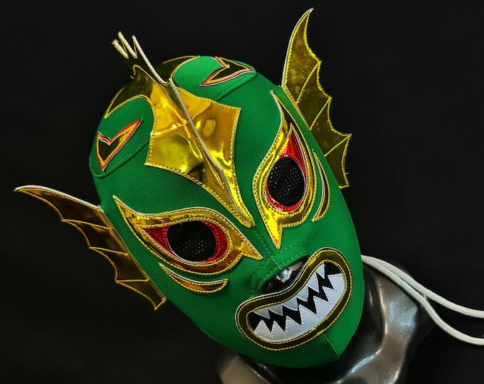 BLACK HAWK Lucha Libre Wrestling Mask adult Size Brand New BLUE - Etsy