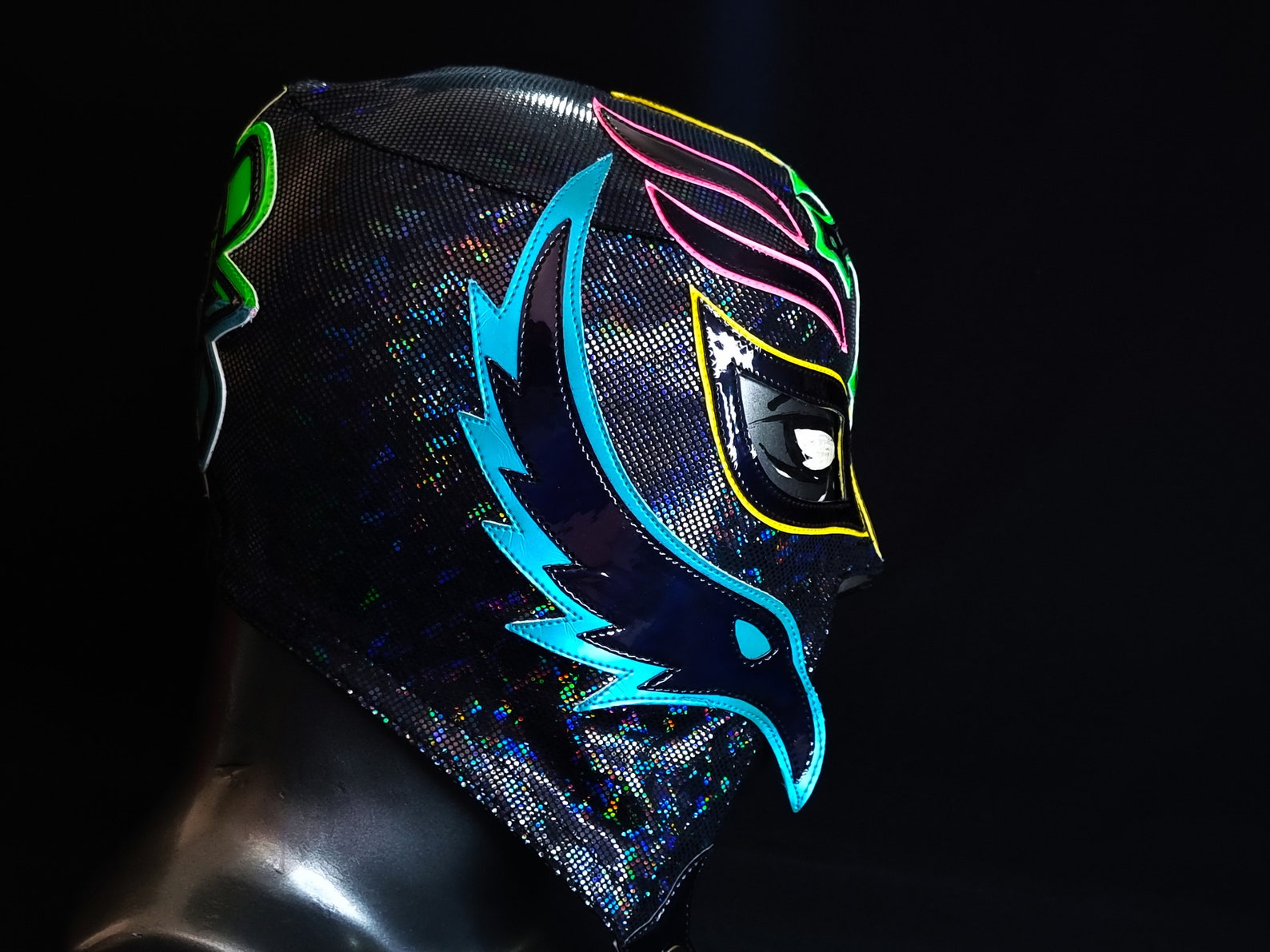 NEON Wrestling Mask Luchador Costume Wrestler Lucha Libre - Etsy