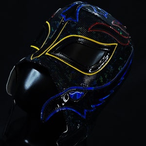 NEON KING Wrestling Mask Luchador Costume Wrestler Lucha Libre Mexican ...