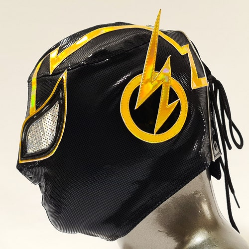 THUNDER Mask Wrestling Mask Luchador Costume Wrestler Lucha - Etsy