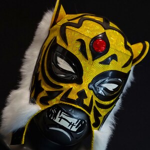TIGER MASK Wrestling Mask Luchador Costume Wrestler Lucha Libre Mexican ...