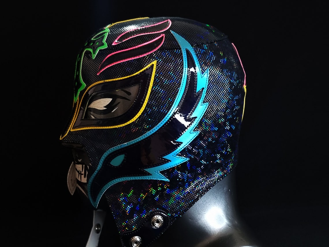 NEON Wrestling Mask Luchador Costume Wrestler Lucha Libre - Etsy