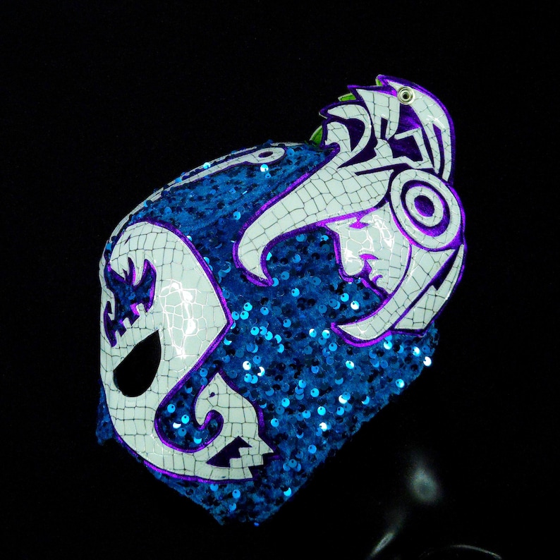 Hand Made MAYAN MASK Wrestling Mask Luchador Costume Wrestler Lucha ...