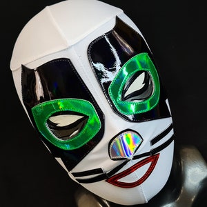 ROCKSTAR RETRO Kiss Wrestling Mask Luchador Costume Wrestler Lucha ...