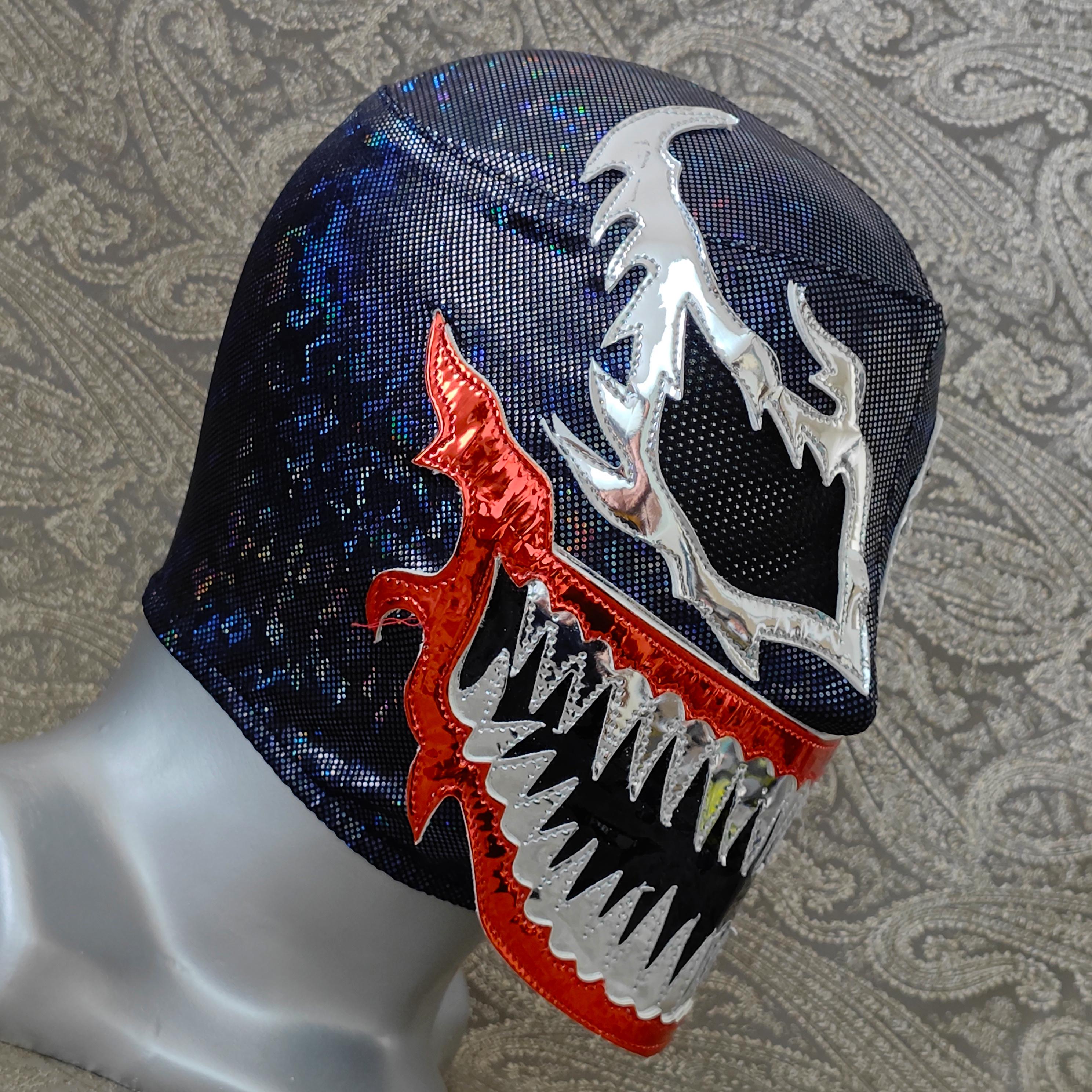 Hand Made Villain Wrestling Mask Luchador Costume Wrestler Lucha Libre ...