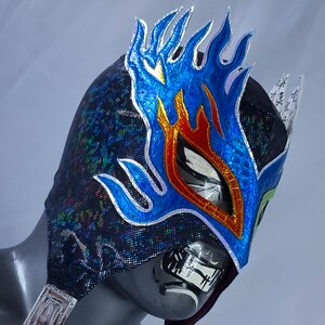 FLAME Mask Wrestling Mask Luchador Costume Wrestler Lucha - Etsy