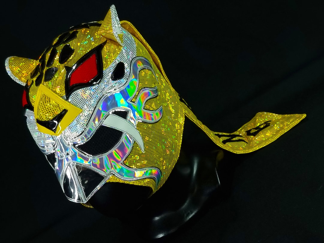 KING TIGER MASK Wrestling Mask Luchador Costume Wrestler Lucha Libre ...