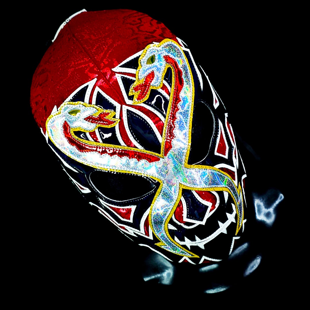 X SNAKES Mask Wrestling Mask Luchador Costume Wrestler Lucha Libre ...