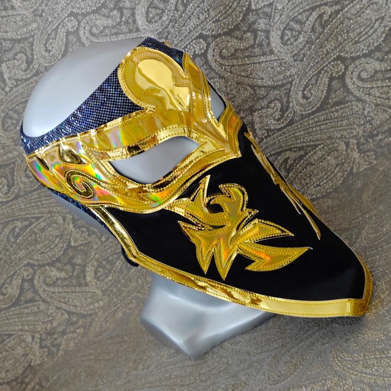 Hand Made BANDIT Wrestling Mask Luchador Costume Wrestler Lucha Libre ...