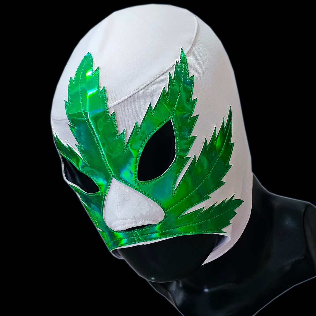 Hand Made WEED Mask Wrestling Mask Luchador Costume Wrestler Lucha ...