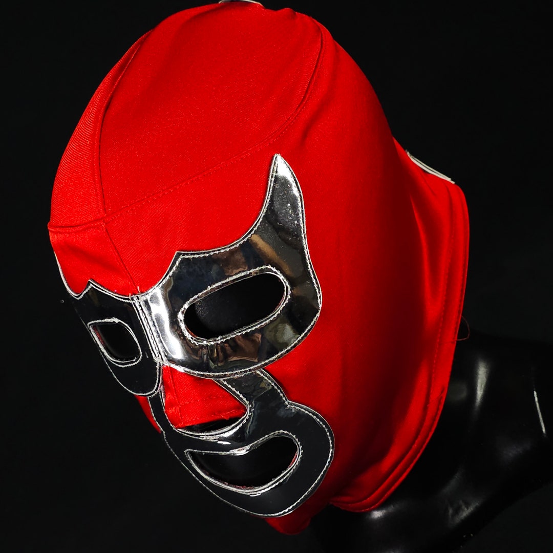 RED DEMON MASK Wrestling Mask Luchador Costume Wrestler Lucha Libre ...