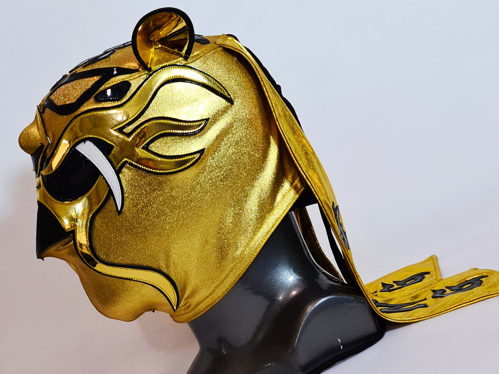 Hand Made KING TIGER MASK Wrestling Mask Luchador Costume Wrestler ...