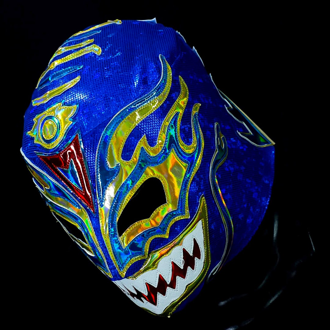 Hand Made TITAN MASK Wrestling Mask Luchador Costume Wrestler Lucha ...