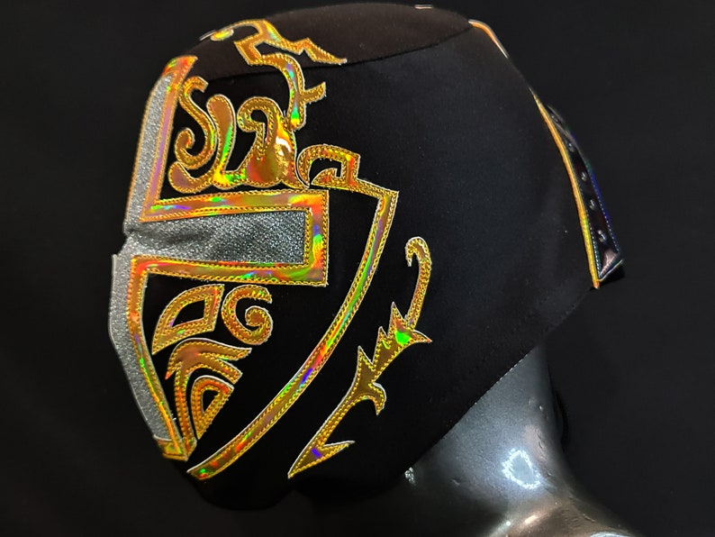 GLADIATOR RETRO Style Wrestling Mask Luchador Costume Wrestler Lucha ...