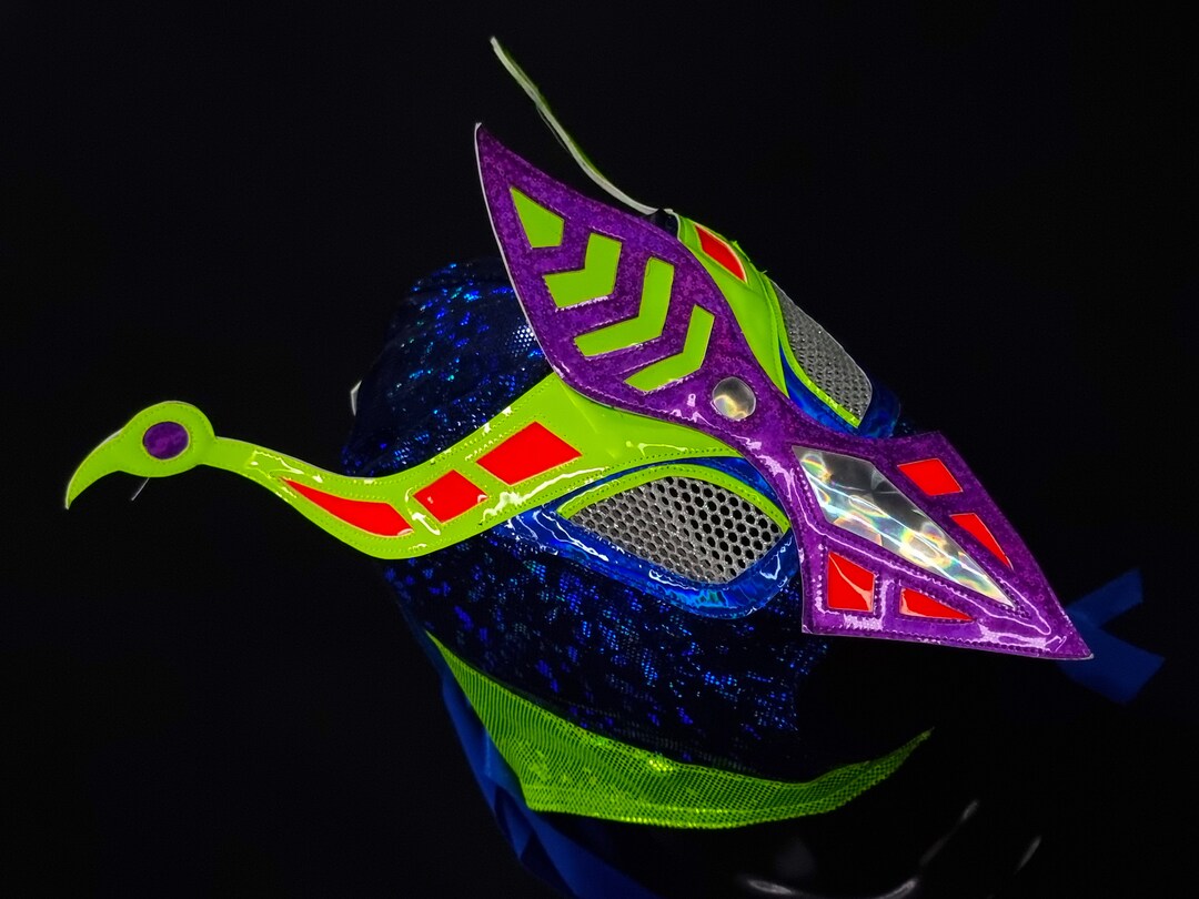 MOSQUITO MASK Wrestling Mask Luchador Costume Wrestler Lucha Libre ...