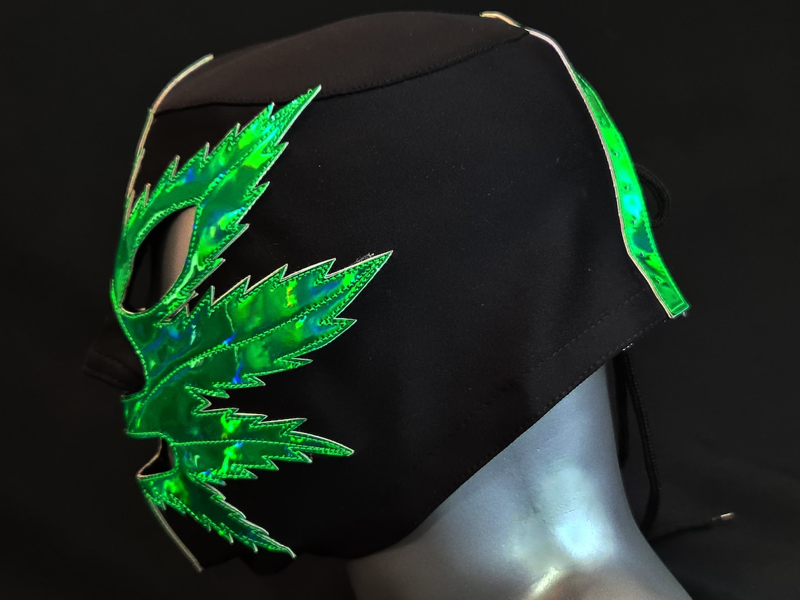 Weed Mask Wrestling Mask Luchador Costume Wrestler Lucha Libre | Etsy