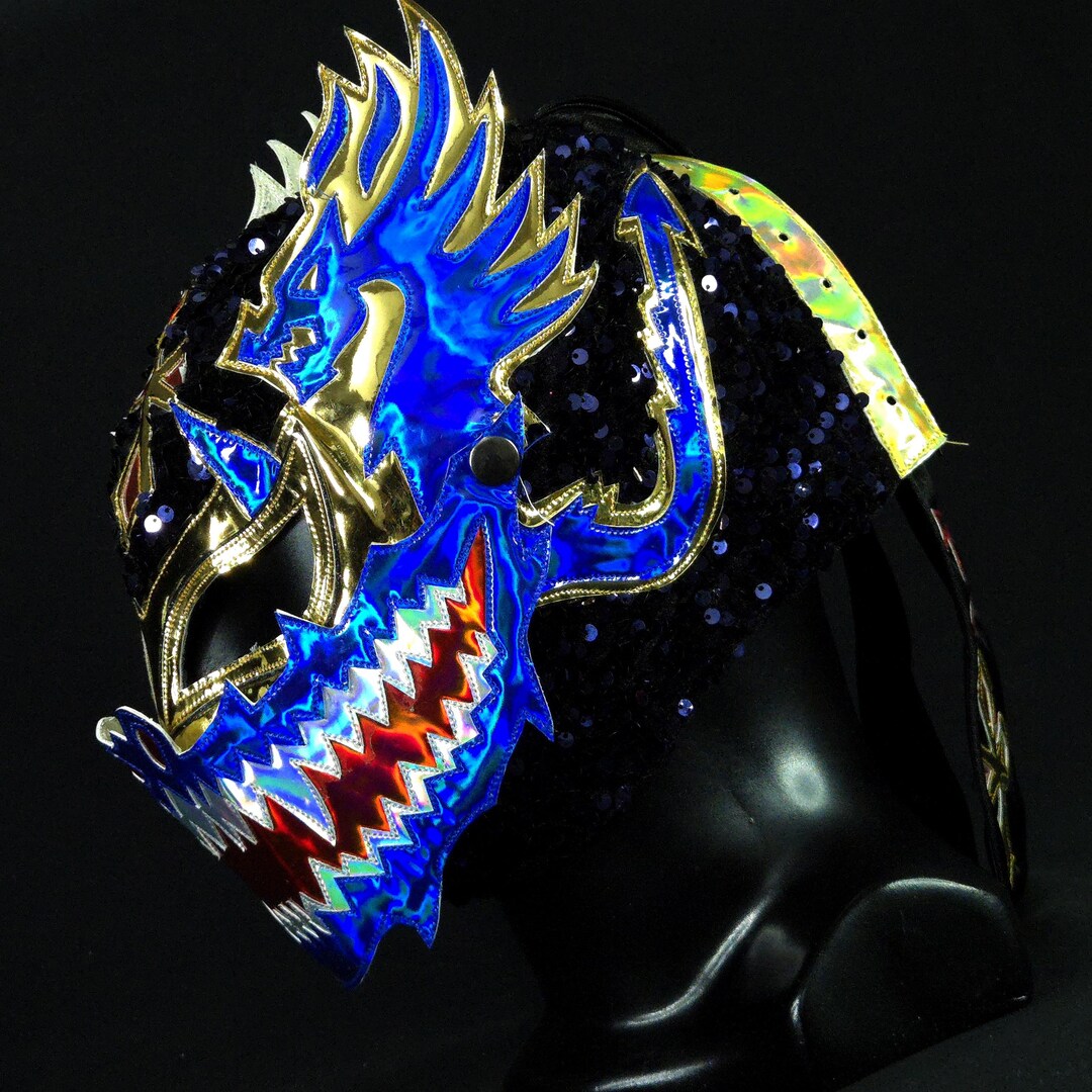 Dragon Mask Wrestling Mask Luchador Costume Wrestler Lucha Libre ...