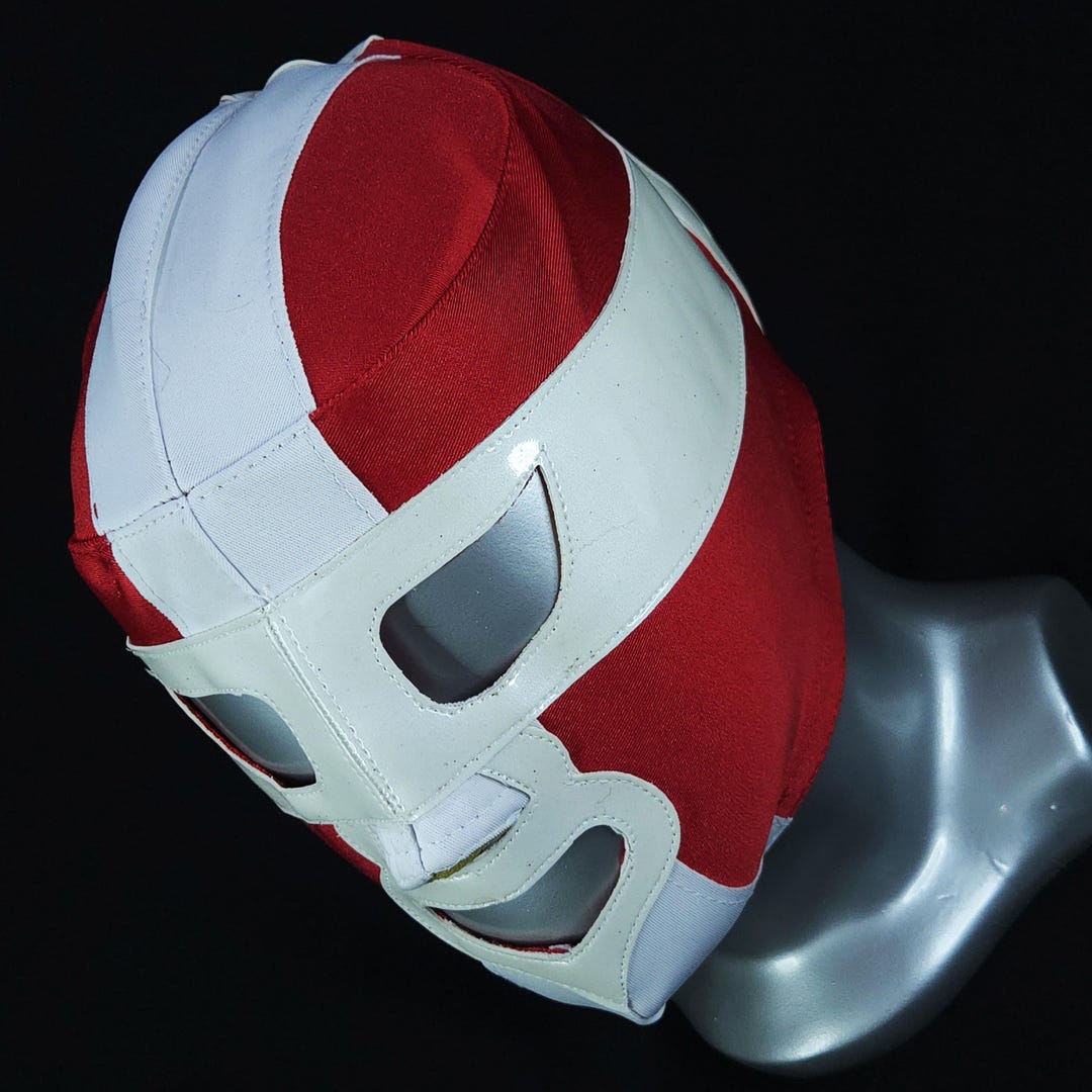 Hand Made DEVIL Wrestling Mask Luchador Costume Wrestler Lucha Libre ...