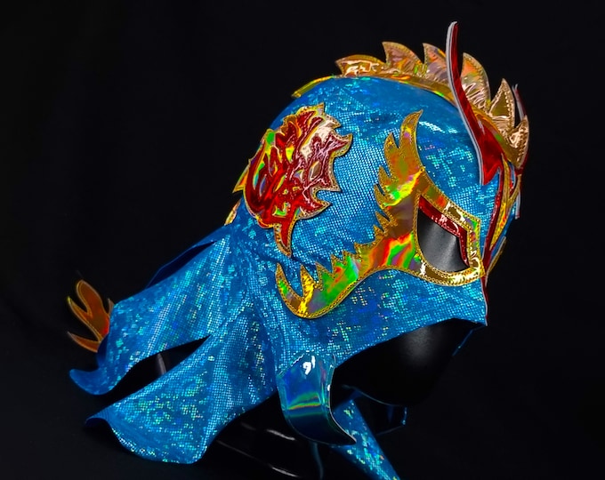 Hand Made DRAGON Wrestling Mask Luchador Costume Wrestler Lucha Libre ...