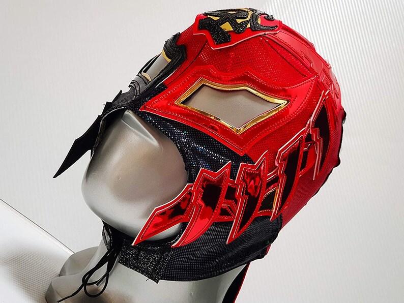 BUSHI MASK Wrestling Mask Luchador Costume Wrestler Lucha - Etsy