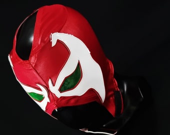 Hand Made SPAWN MASK Wrestling Mask Luchador Costume Wrestler Lucha ...