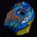 Hand Made NINJA MASK Wrestling Mask Luchador Costume Wrestler Lucha ...