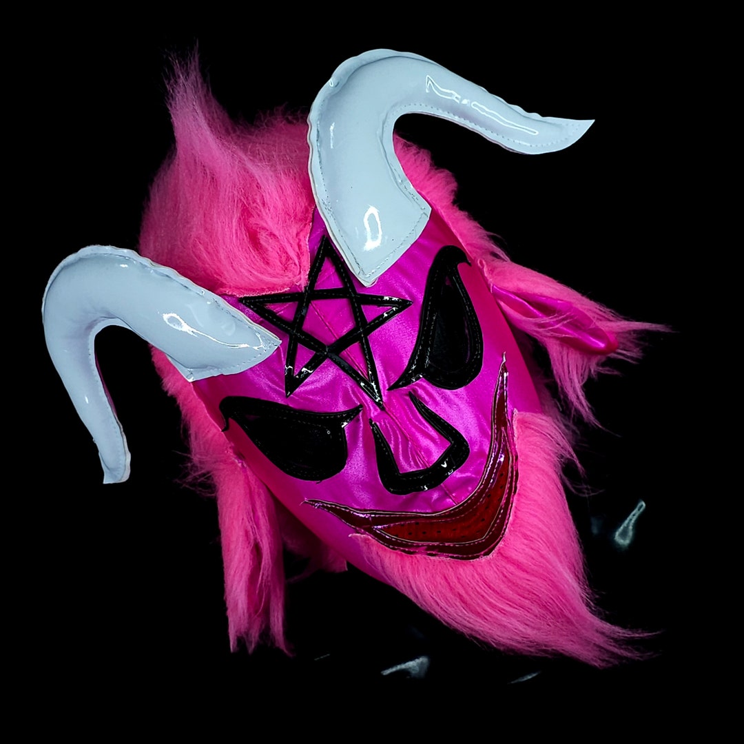 Hand Made DEVIL SATAN Goat BAPHOMET Mask Wrestling Mask Luchador ...