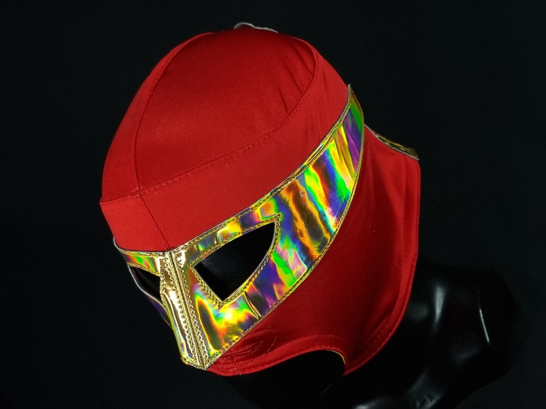 Hand Made SANGRE CHICANA MASK Wrestling Mask Luchador Costume Wrestler ...