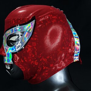 RED DEMON MASK Style Wrestling Mask Luchador Costume Wrestler Lucha ...