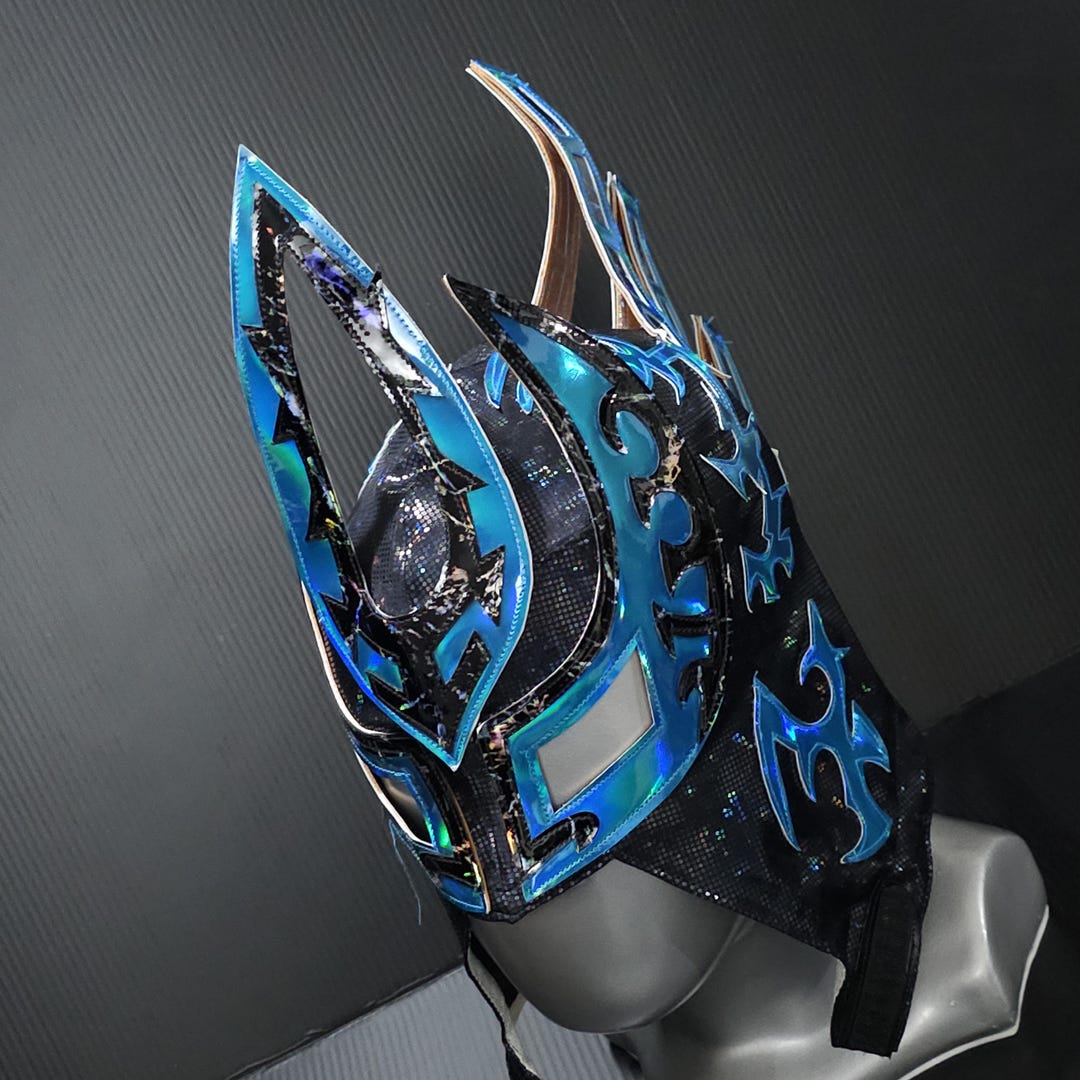 Hand Made Air Wrestling Mask Luchador Costume Wrestler Lucha Libre ...