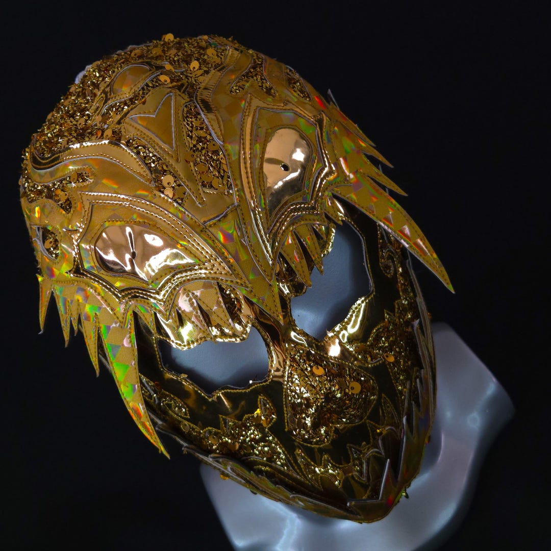 Hand Made Skull Wrestling Mask Luchador Costume Wrestler Lucha Libre ...