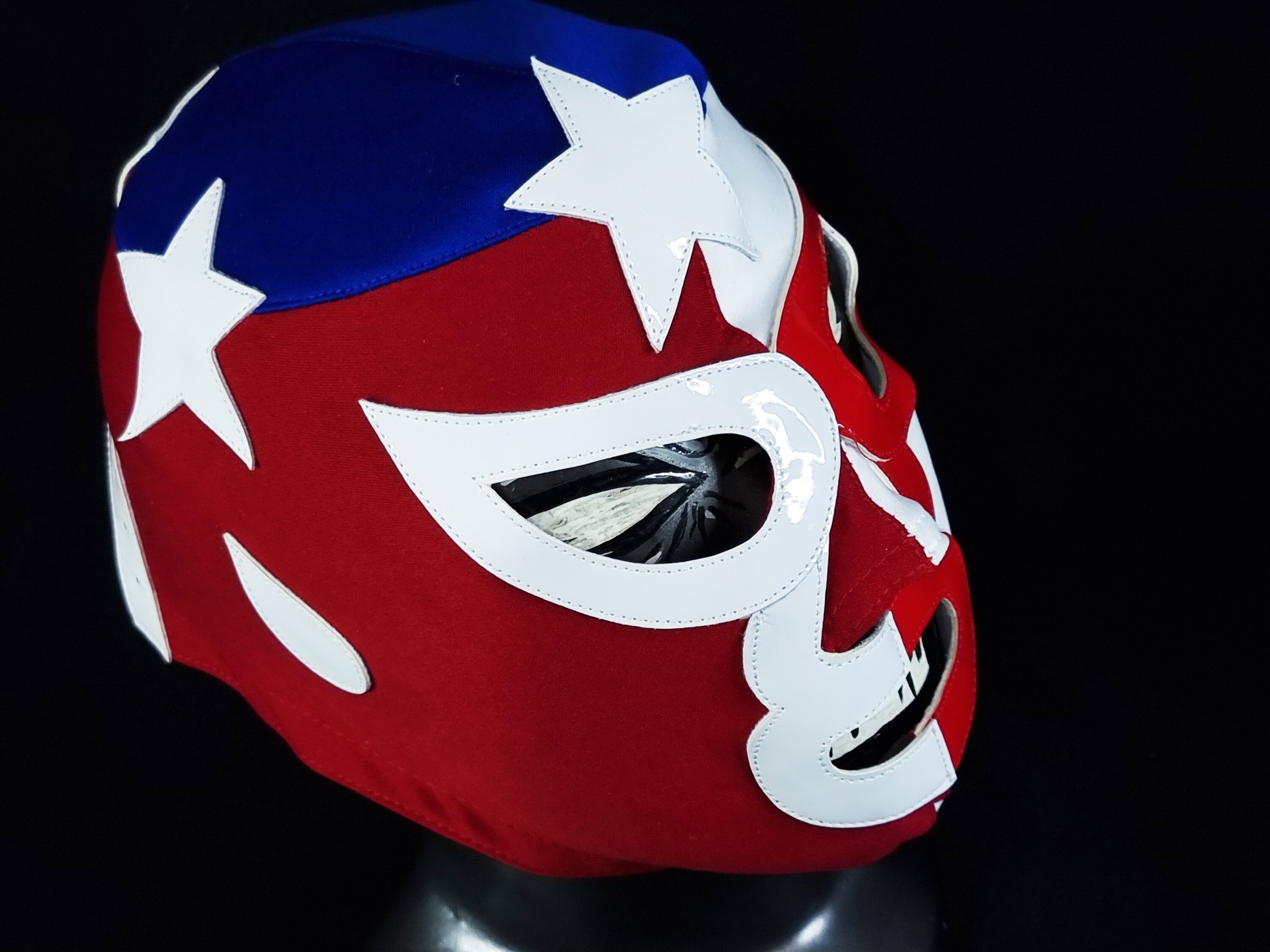 Hand Made PUERTO Ricomask Bars and Stars Wrestling Mask Luchador ...