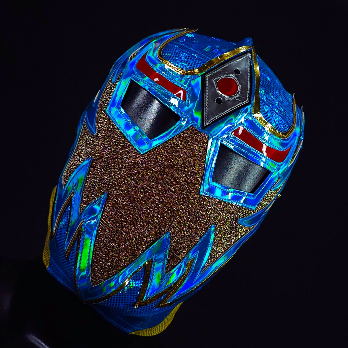 Hand Made NINJA MASK Wrestling Mask Luchador Costume Wrestler Lucha ...