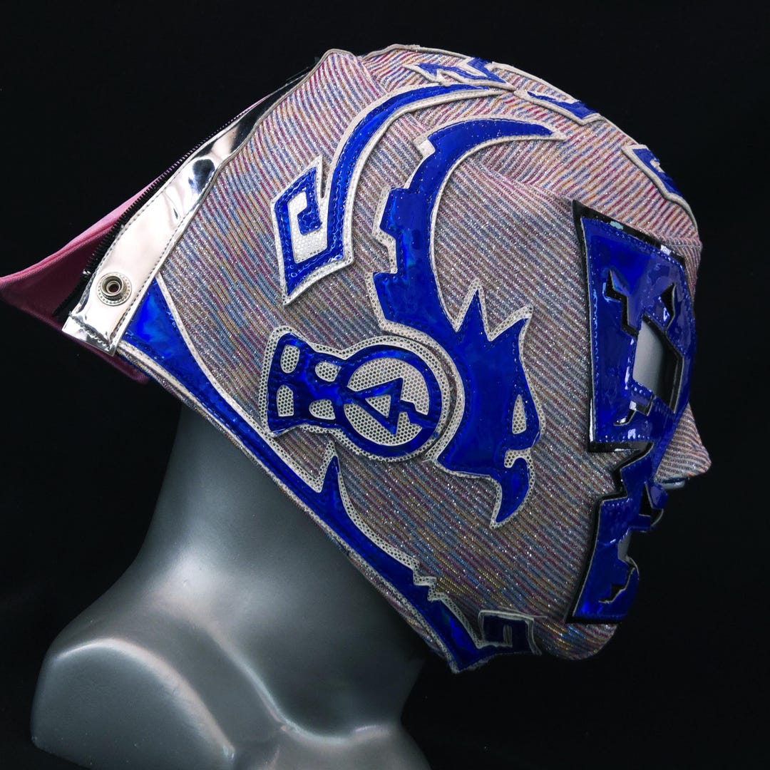 Hand Made Aztekr Wrestling Mask Luchador Costume Wrestler Lucha Libre ...
