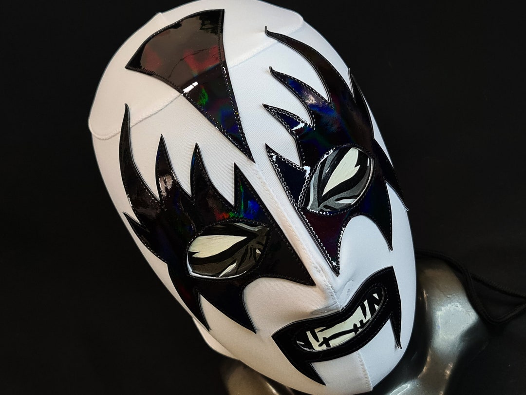 ROCKSTAR RETRO Kiss Wrestling Mask Luchador Costume Wrestler Lucha ...