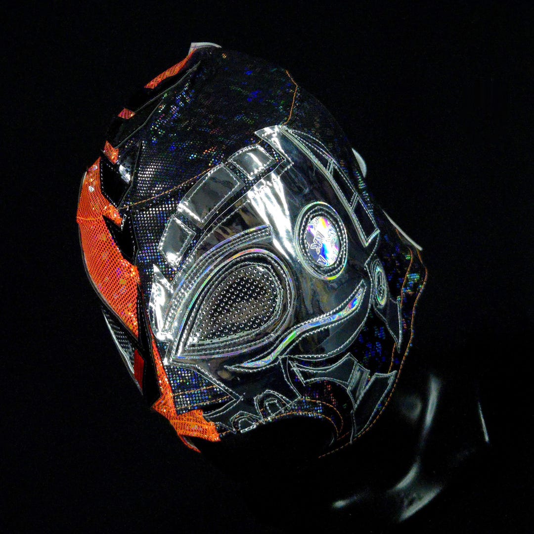 Hand Made WARRIOR MASK Wrestling Mask Luchador Costume Wrestler Lucha ...