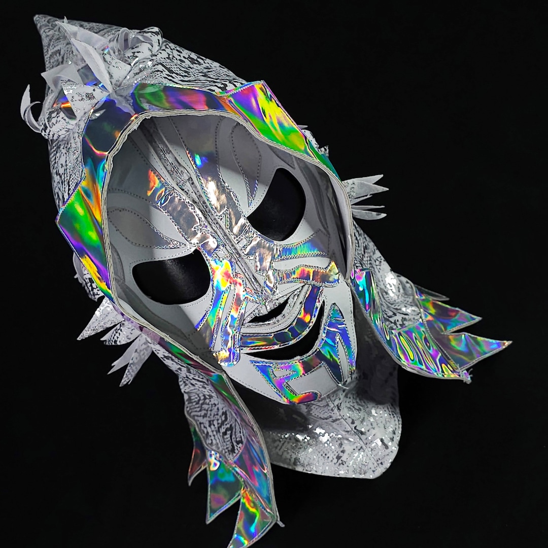 Hand Made DEATH MASK Wrestling Mask Luchador Costume Wrestler Lucha ...