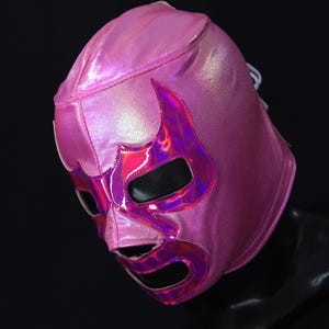 PINK DEMON MASK Wrestling Mask Luchador Costume Wrestler Lucha Libre ...
