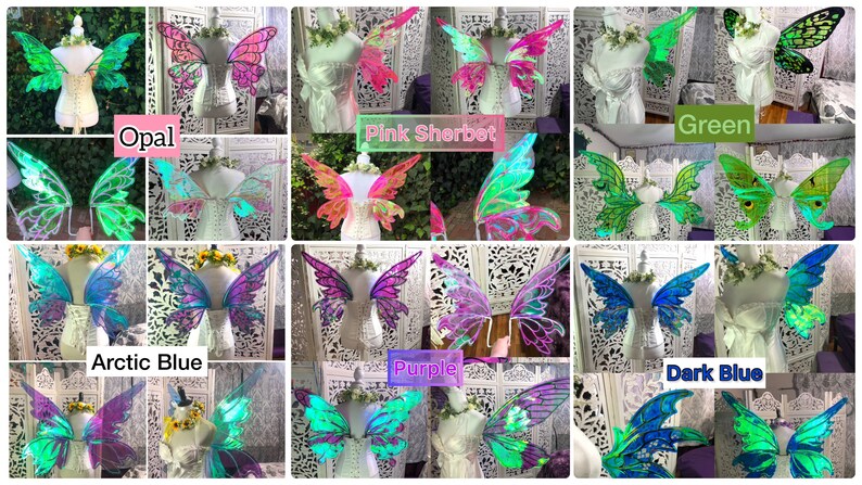 MADE TO ORDER Medium Gelfling Swirl Fairy Wings - Etsy