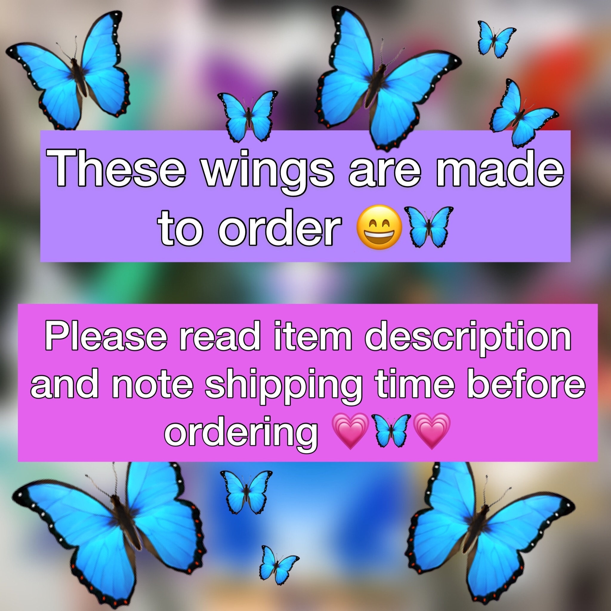 MADE TO ORDER Ever After Wings - Etsy