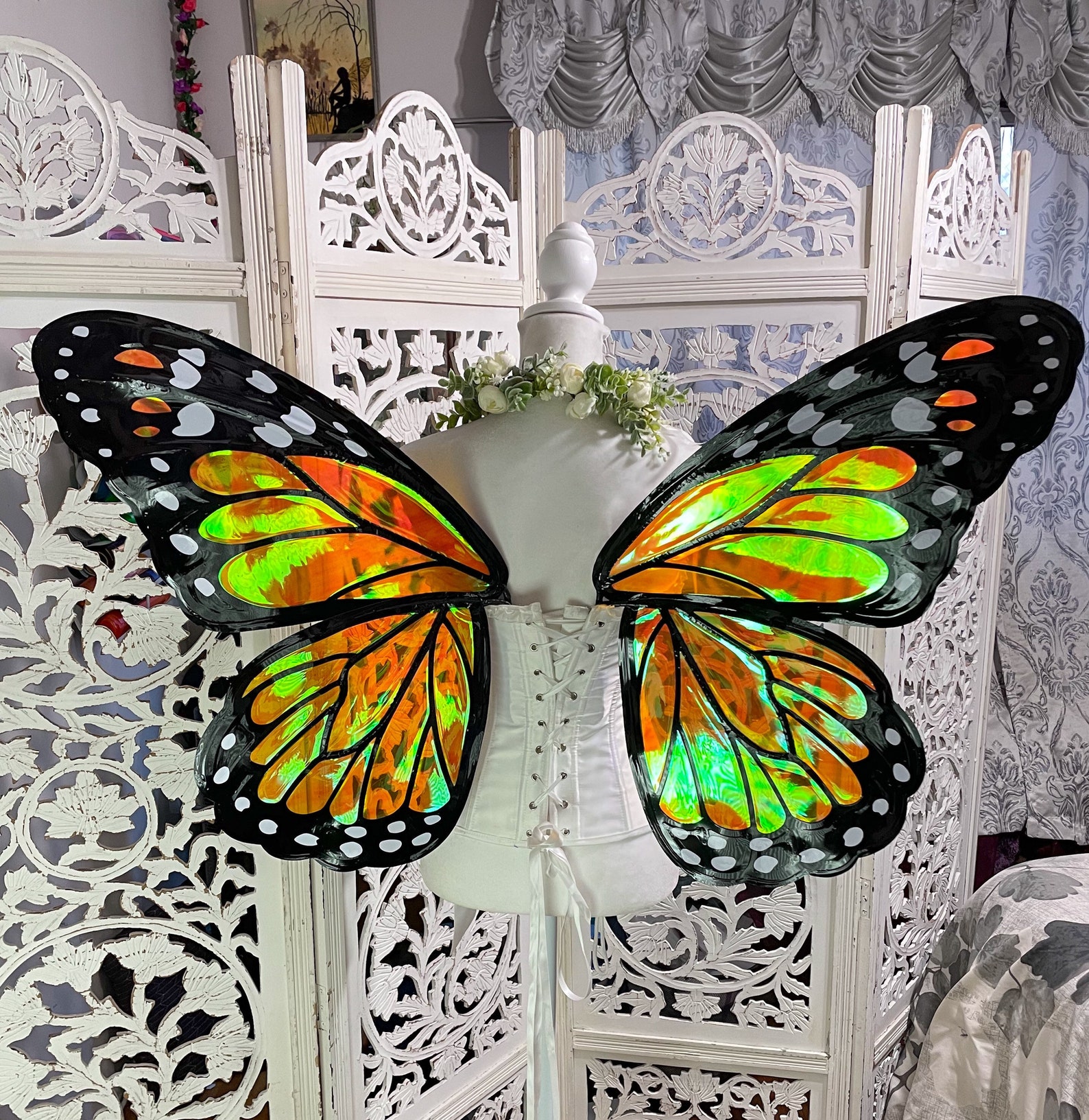 MADE TO ORDER Medium Monarch Butterfly Fairy Wings - Etsy