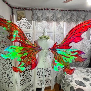 MADE TO ORDER Byrning Nymph Fairy Wings - Etsy